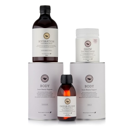 TVSN - Carla Oates Van & Choc Body, Glow Hydration & Omega Elixir