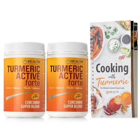 TVSN - Turmeric Active Forte 300g Duo + Recipe Guide