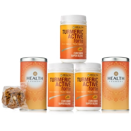 TVSN - Turmeric Active Forte Trio & Biscotti Pack Duo