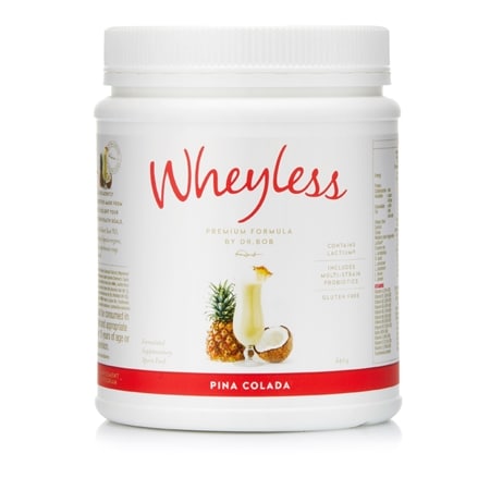 TVSN - Wheyless Premium Formula by Dr Bob Single Tub 640g Pina Colada