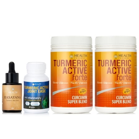 TVSN - Turmeric Active Forte Duo, Joint Ease Caps & Rasayana