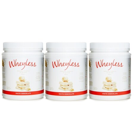 TVSN - Wheyless Premium Formula by Dr Bob NEW White Chocolate 3 Pack