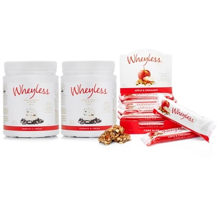 TVSN - Wheyless Premium Formula by Dr Bob Cookies Duo & Apple Cin Bars