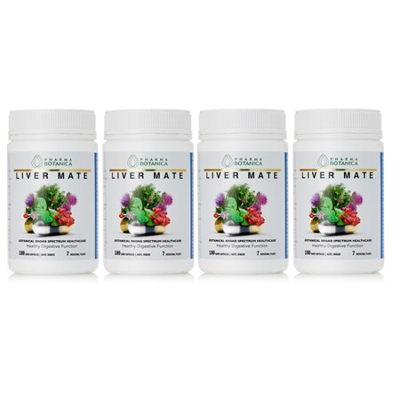 TVSN - Pharma Botanica Liver Mate 4 Pack (4 x 180 Caps)
