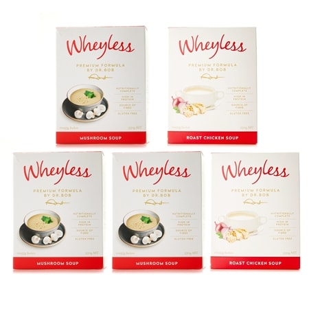 TVSN - Wheyless Premium Formula by Dr Bob Soups 50 Pack 55g