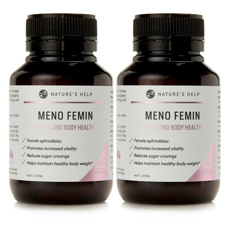 TVSN - Nature's Help Meno Femin Libido & Body Health 60 Capsules Duo