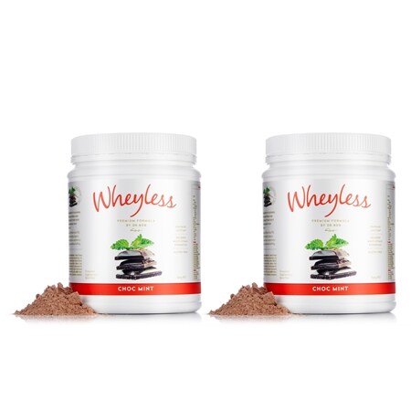 TVSN - Wheyless Premium Formula by Dr Bob 640g Duo Choc Mint or Vanilla ...