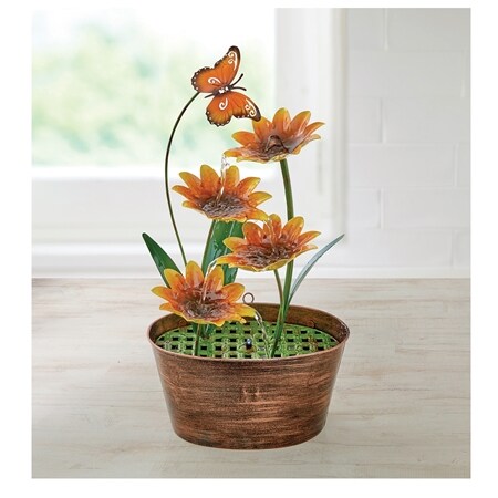 TVSN - Enchanted Garden Serenity Sunflower Water Feature