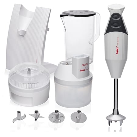 Bamix Swissline SuperBox Immersion Blender All-In-One 200W,Lt Grey - TVSN