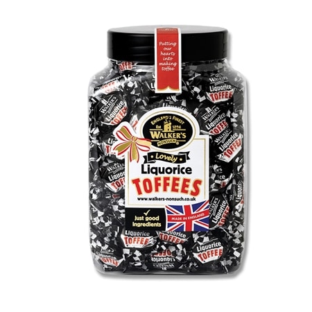 Walkers Liquorice Toffee Gift Jar 1.25kg - TVSN
