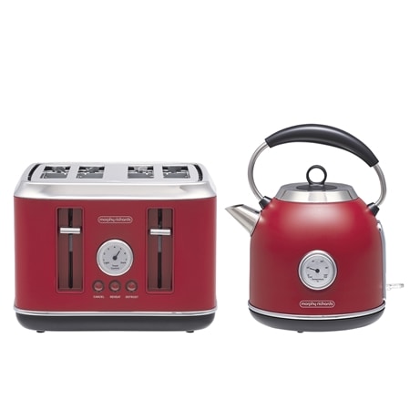 TVSN - Morphy Richards Boutique Retro Design Kettle & Toaster Duo