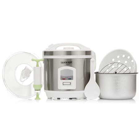 TVSN - QuickPot Grande White Easy Meals Bundle