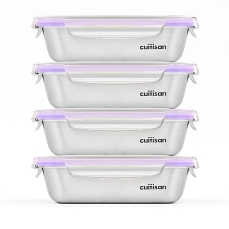 Cuitisan Flora Rectangle 4 Piece Set 1100ml - TVSN