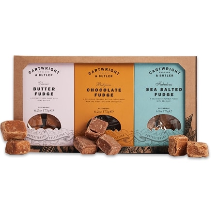 Cartwright & Butler Assorted Fudge Gift Pack (3 x 175g) - TVSN