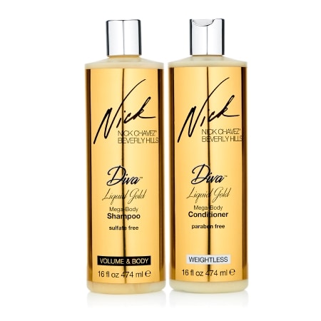 TVSN - Nick Chavez Diva Liquid Gold Shampoo & Conditioner Duo
