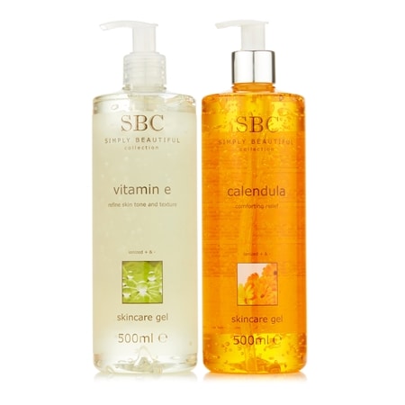 TVSN - SBC Vitamin E & Calendula & Macadamia Skincare Gel 500ml Duo