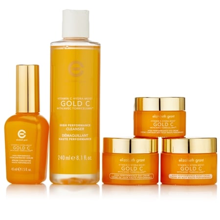 TVSN - Elizabeth Grant Vitamin C Hydra Moist Gold C 5 Piece Collection