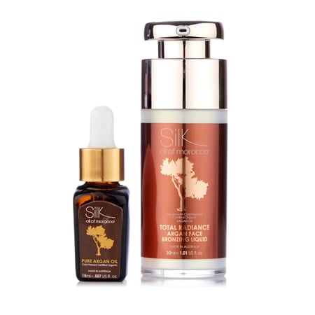 Oil of Morocco Argan Liquid Glow with BONUS Pure Argan Oil 15ml - TVSN