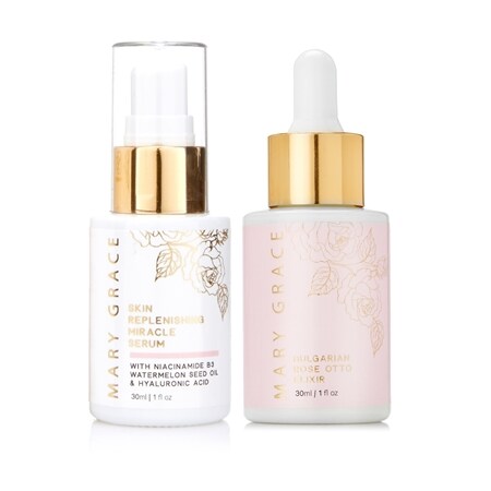 TVSN - Mary Grace Rose Elixir and Niacinamide Miracle Serum Duo