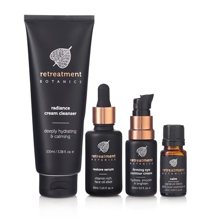 TVSN - retreatment BOTANICS 4 Piece Skincare Kit