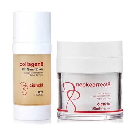 TVSN - Ciencia8 Collagen8 and Neckcorrect8 Anti Wrinkle 50ml Duo