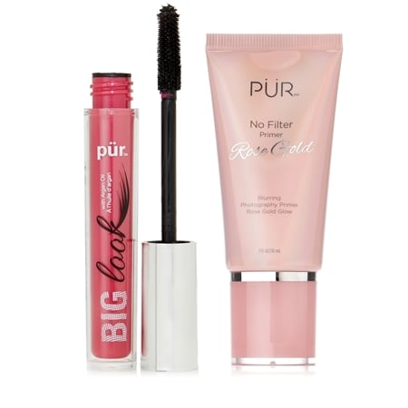 TVSN - PUR Rose Gold Primer & Big Look Mascara w/ Argan Oil 5ml Double Up