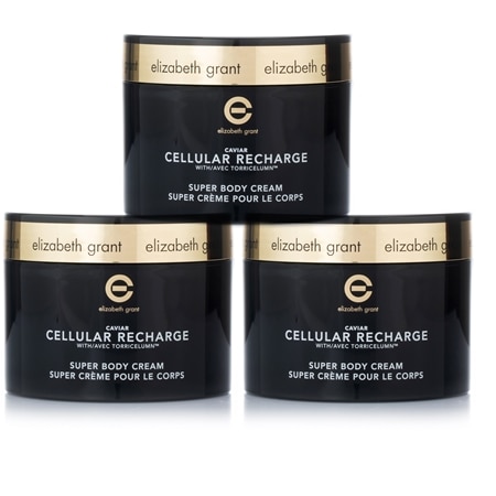Elizabeth Grant Caviar Cellular Recharge Super Body Cream 400ml Trio - TVSN