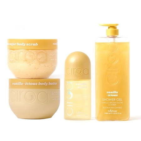 Ciroa Bath & Body Vanilla-Icious Sweet Treat 4Pc Collection - TVSN