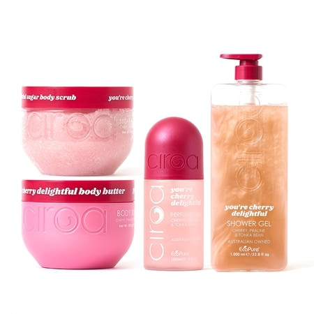 Ciroa Bath & Body You're Cherry Delightful 4Pc Collection - TVSN
