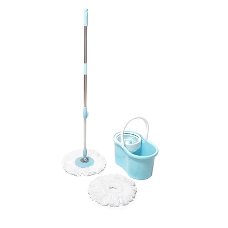 TVSN - Stainz R Out Spin-Mop Pack Blue w/Bucket, Spin Mop & 2 x ...