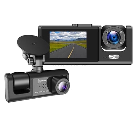 I-Hawk Defender Full HD 1080P Dual Dash Camera - TVSN