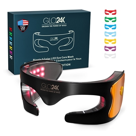 GLO24K Bionic 7 Colour LED Eye Care Mask - TVSN