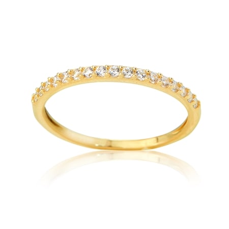 TVSN - Diamonesque 0.31ct tw 9ct Gold Stacking Ring