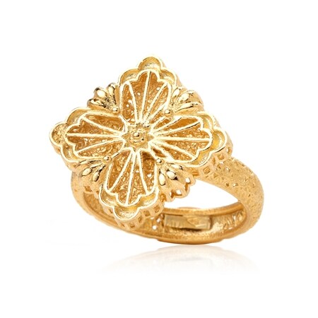 TVSN - Merletto di Francesca Renaissance 9ct Gold Ring
