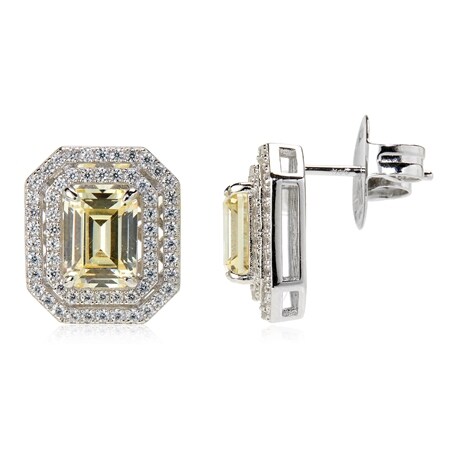 TVSN - Charles Winston Diamonesque 4.08ct tw Sim. Yellow Diamond ...