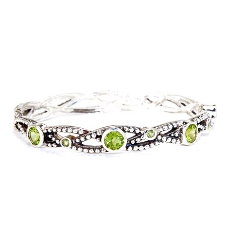 TVSN - Stephen Dweck Gemstone Statement Bangle Sterling Silver