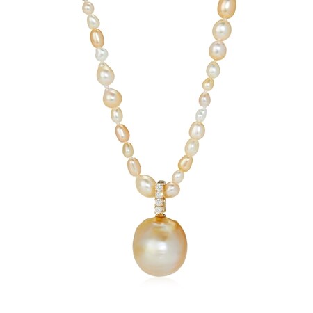 TVSN - Matahina Australian & Philippines White & Gold SS Pearl Necklace ...