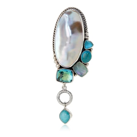 TVSN - Amy Kahn Russell Mabe Pearl Pendant SS