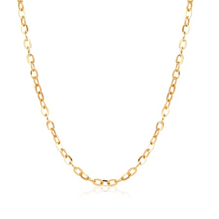 TVSN - 18ct Yellow Gold Forzantina Sparkle Chain 50cm