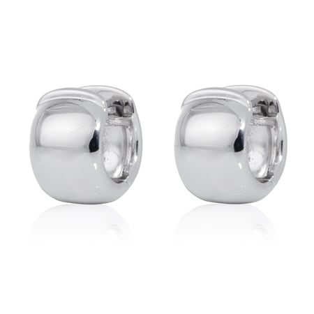 Sterling Silver Mini Hoop Stud Earrings - TVSN