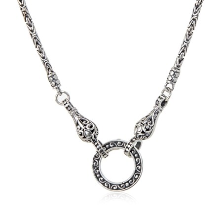 Samuel B Byzantine Chain 45cm Sterling Silver - TVSN