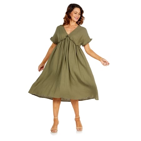 TVSN - Evie Grace Julie Cotton Throw Over Dress