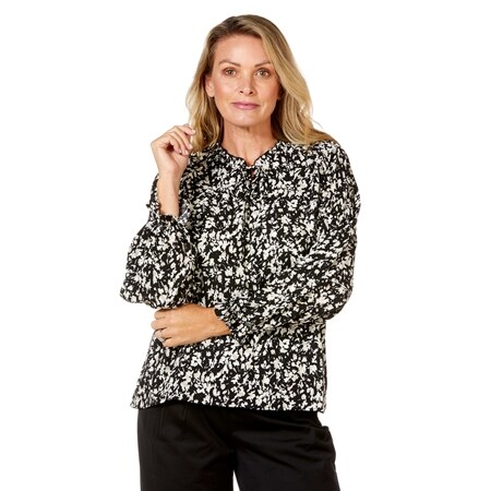 TVSN - Hammock & Vine Tie Neck Top