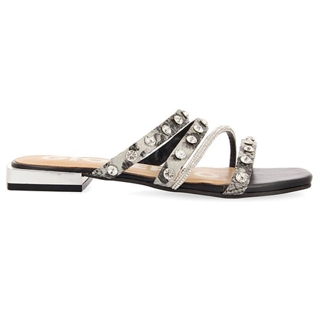 TVSN - Gioseppo Caluha Gem Stud Detail Multi Strap Slide Sandal