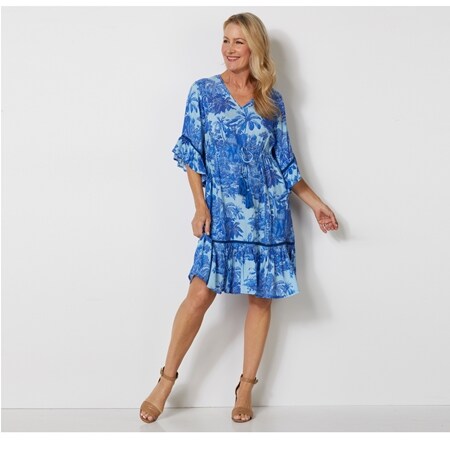 TVSN - Lula Soul Agra Peasant Style Dress