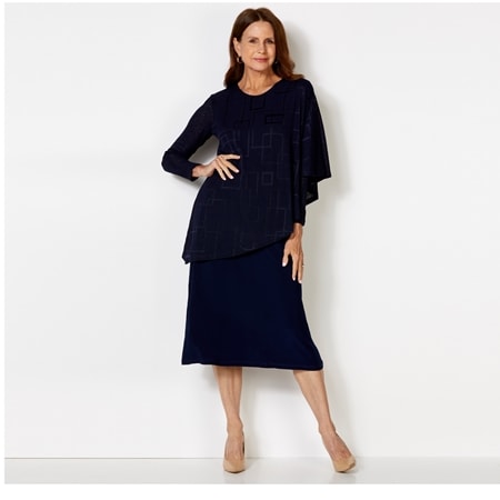 TVSN - Cordelia St Front Row Overlay Dress