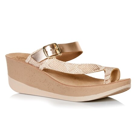 TVSN - Fantasy Sandals Felisa Toe Loop Platform Sandal