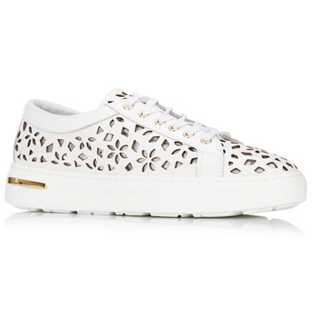TVSN - Django & Juliette Wolins Peforated Leather Lace Up Sneaker
