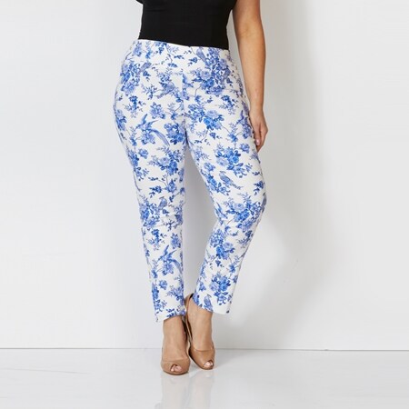 TVSN - RTM Lillian Print Bengaline Pant