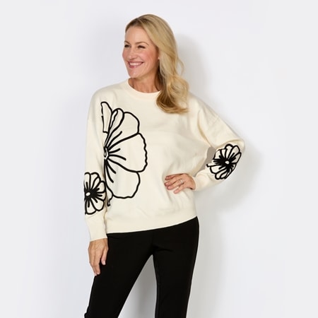 Cordelia St Floral Knit Top - TVSN